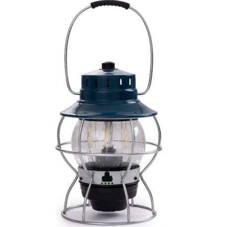BAREBONES RAILROAD LANTERN OCEAN BLUE - Jurtenland - Zelte mit Feuer
