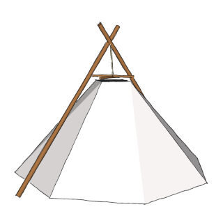 TORTUGA Kohte S 00/52, TC280 - Jurtenland - Zelte mit Feuer im Herzen